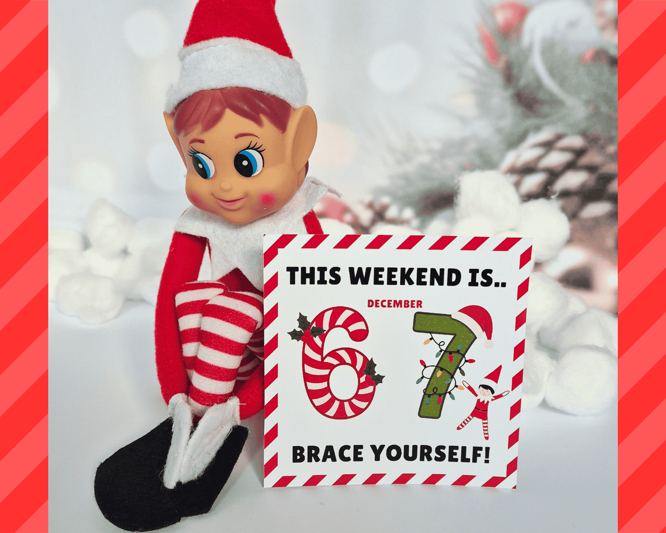 6 7 Elf Prop – Crafty Kids Printable