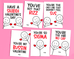 Editable Slang Kids Valentine Cards for Kids for Classroom Valentine ...