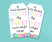 Editable Teacher Easter Gift Tags, Printable Easter Basket Tags ...