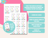 Editable Teacher Easter Gift Tags, Printable Easter Basket Tags ...